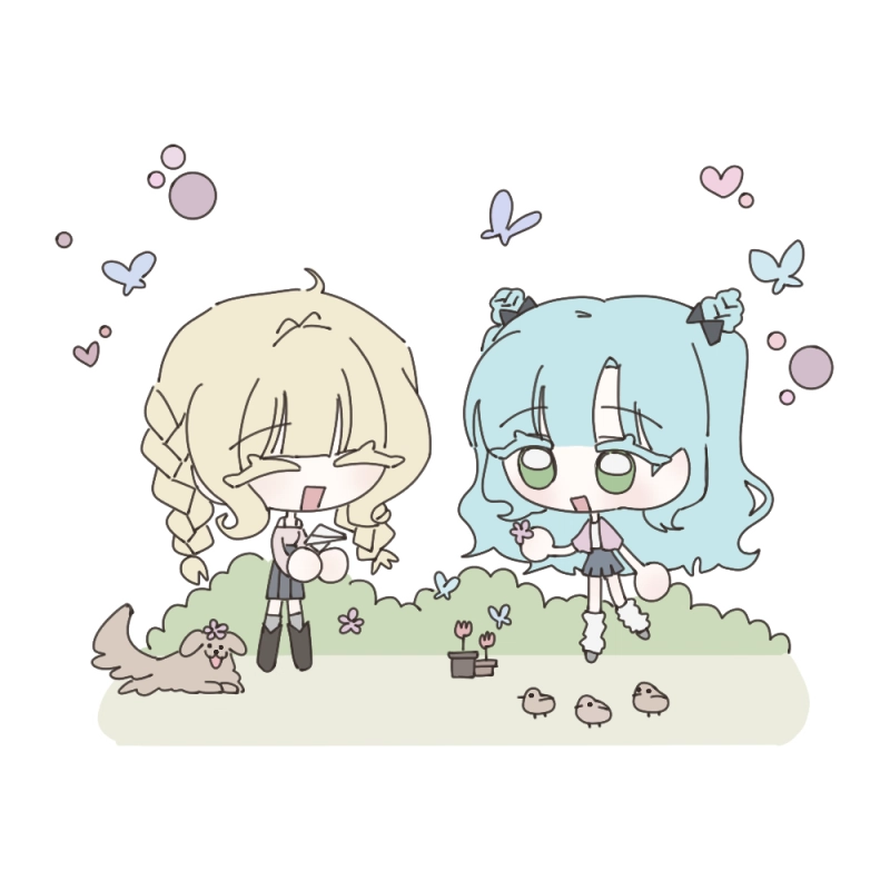 [간단채색SD/MD] 얼레벌레 친구들 | 미쯔 | CREPE